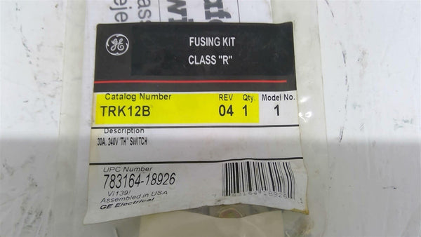 GE TRK12B Fusing Kit Class R 30A 240V TH Switch Lot of 4 – BME Bearings ...