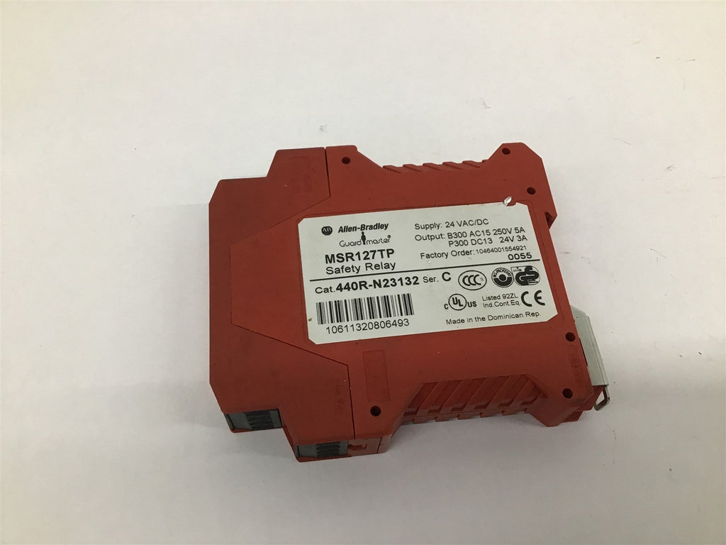 Allen-Bradley 440R-N23132 Guard Master MSR127TP Safety Relay – BME ...
