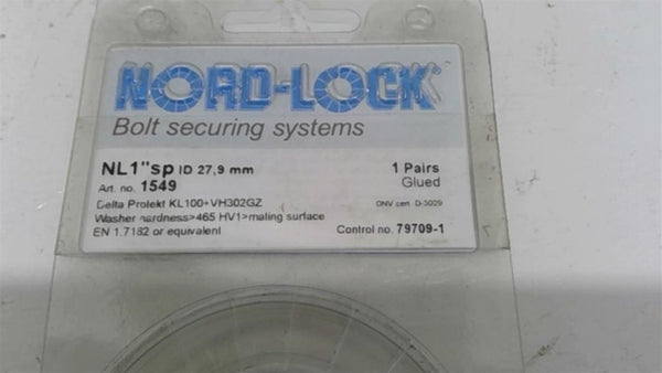 Nord-Lock NL1"SP Bolt Securing System – BME Bearings and Surplus
