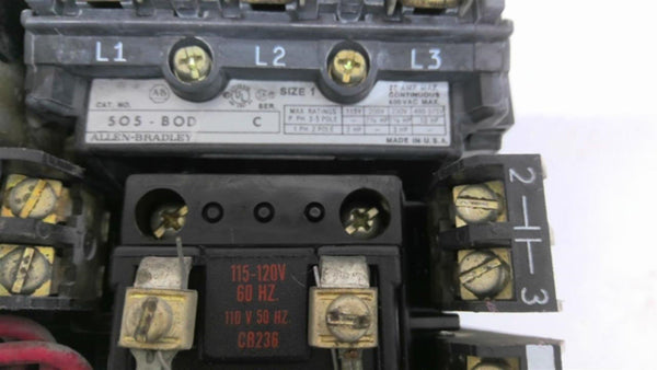 Allen-Bradley 505-BOD Ser C – BME Bearings and Surplus