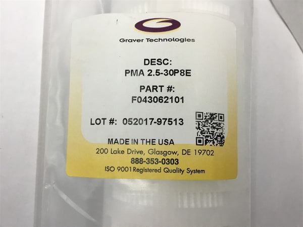Grave Technologies F043062101 PMA 2.5-30P8E Filter – BME Bearings and ...