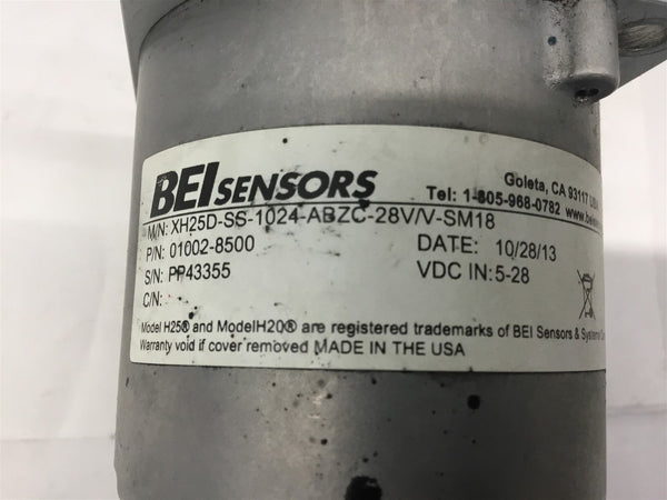BEI Sensors XH25D-SS-1024-ABZC-28V/V-SM18 Encoder – BME Bearings and ...