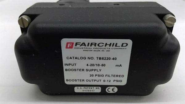 Fairchild TB5220-40 Booster Supply – BME Bearings and Surplus