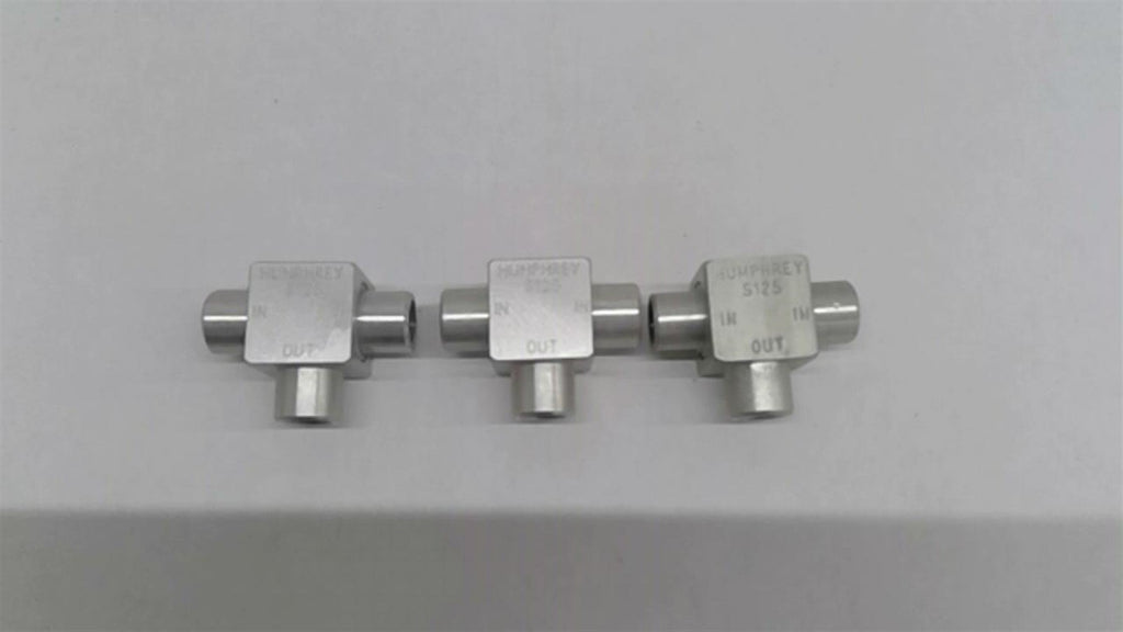 Humphrey S125 Aluminum Shuttle Valve Lot Of 3 – BME Bearings and Surplus