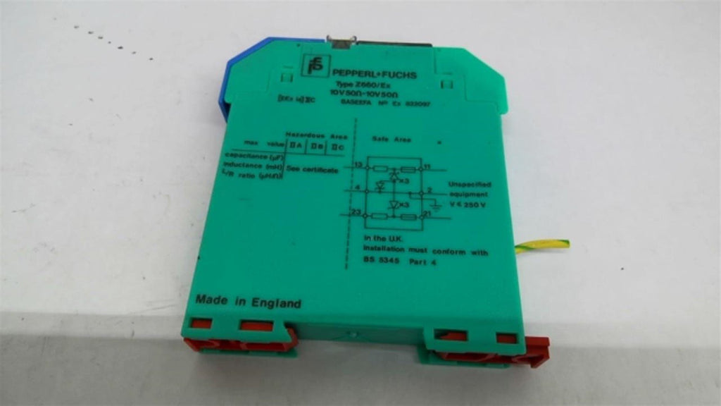 Pepperl+Fuchs Z660 Ex Barrier Device – BME Bearings and Surplus