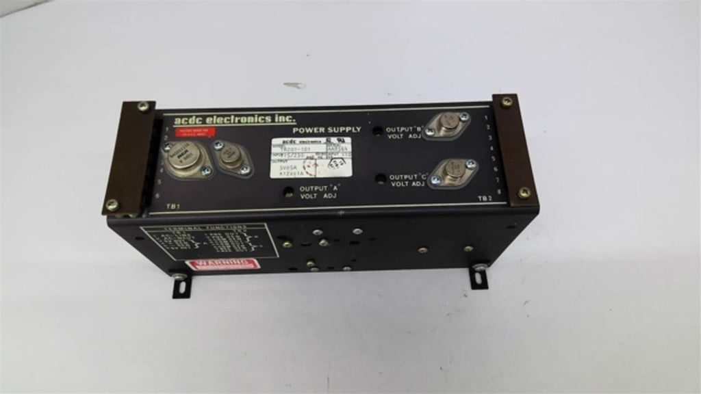 ACDC Electronics INC. TR201-101 Power Supply 5V at 5 amp output – BME ...