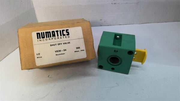 Numatics Incorporated VS30-04 Shut Off Valve – BME Bearings and Surplus