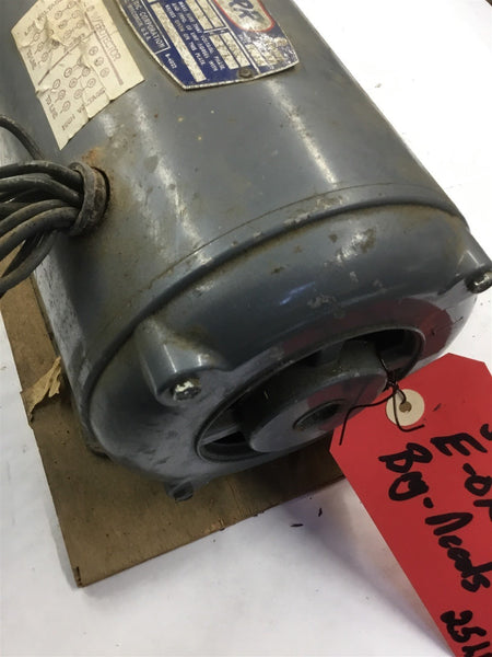 DOERR 1 HP AC MOTOR 230/460 VOLTS, 3500 RPM, 2P, 143TZ FRAME, 3 PHASE ...