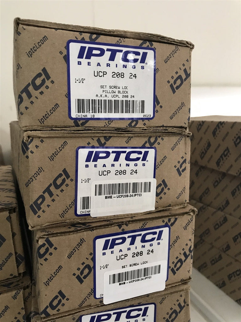 IPTCI UCP 208 24 Standard Pillow Block Bearing – BME Bearings and Surplus