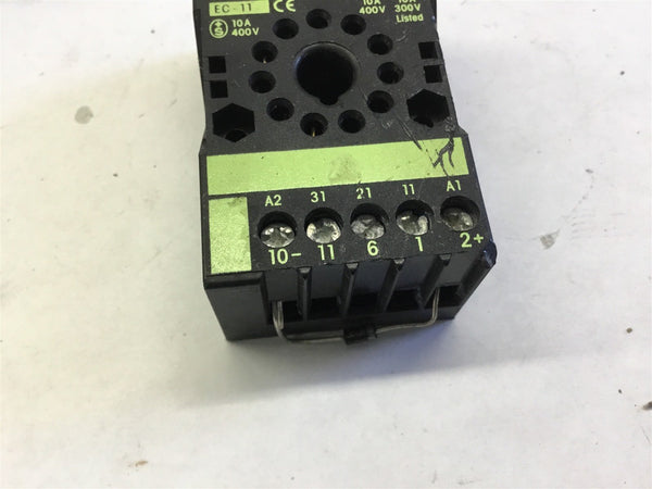 LOT OF 6-- COMAT EC-11 RELAY BASE 11 PIN 10 AMP 400 VOLT – BME Bearings ...