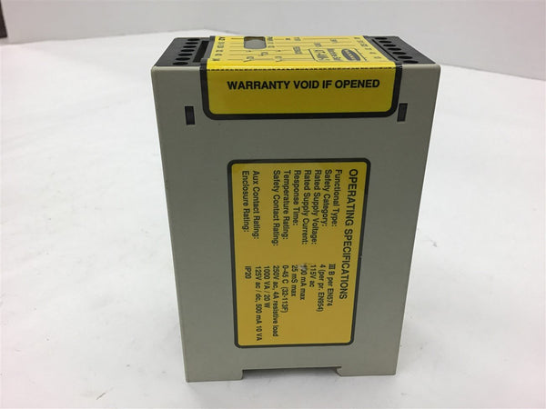 Banner AT-AM-2A Machine Safety Relay 115 VAC – BME Bearings and Surplus