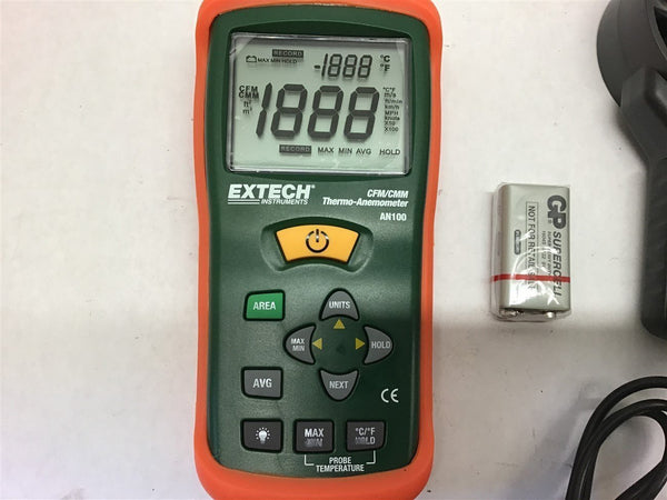 Extech Instruments AN100 Thermo-Anemometer – BME Bearings and Surplus
