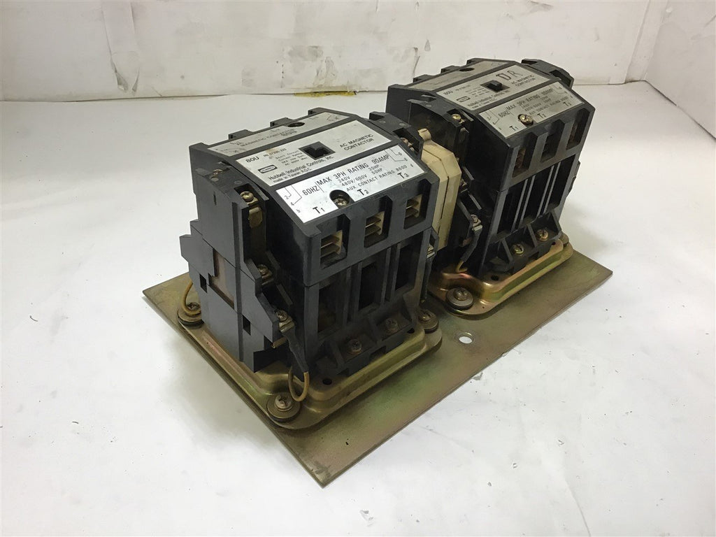 Hubbell 80U 57300-225 AC Magnetic Reversing Contactor 60 Hz 90 A 115 V ...