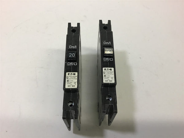 Eaton QCF 1020 Circuit Breaker 20 A Type HACR Lot of 2 – BME Bearings ...
