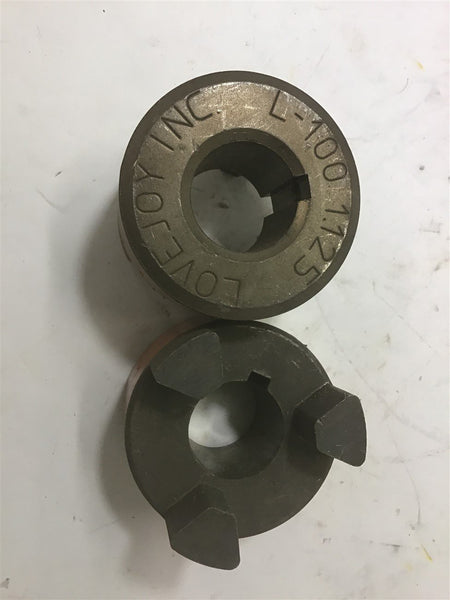 Lovejoy L-100 Couplings 1.125" Lot of 2 – BME Bearings and Surplus