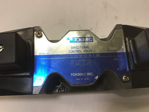 Tokimec Inc. DG4V-5-2C-M-U1-H-7-40 Directional Control Valve DC24V ...