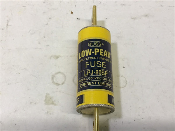 Bussmann LPJ-80SP Low-Peak 80 Amp 600 Vac – BME Bearings and Surplus