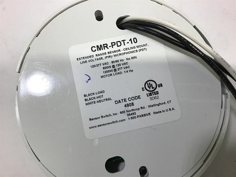 Sensor Switch CMR-PDT-10 Extended Range Sensor Ceiling Mount 120/277 V ...